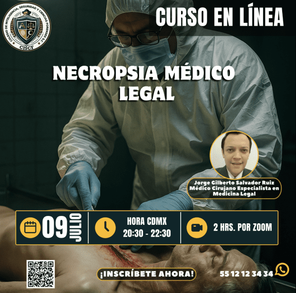 Necropsia Médico Legal - Colegio de Inteligencia, Seguridad y Ciencias Forenses